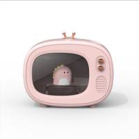 China Creative TV Cute Pet Ultrasonic Air Humidifier Portable Wireless USB Rechargeable Cool Mist for sale