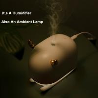 China 260ML Sleigh Deer Ultrasonic Air Humidifier Aroma Essential Oil Diffuser for Home Car USB Fogger Mist Maker with LED Nig for sale