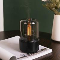 China Home Office Use Candle Light Intelligent Humidifier  2022 Creative Gifts Simulation Candle Light Aroma Diffuser for sale
