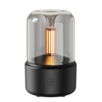 China Home Office Use Candle Light Intelligent Humidifier  2022 Creative Gifts Simulation Candle Light Aroma Diffuser for sale