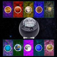 China HD 10 Planets Music Projector Lamp Romantic Nebula Starry Bedside Atmosphere Lamp Wireless Speaker With Remote Control for sale