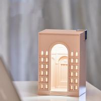 China Building Shape Home Decoration Rechargeable Sleeping Night Lamp With 3 Level Brightness for sale