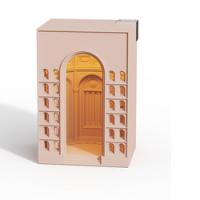 China Building Shape Home Decoration Rechargeable Sleeping Night Lamp With 3 Level Brightness for sale