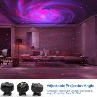 China 2022 Newest Galaxy Music star Projector Lamp Romantic Nebula Aurora Starry Bedside Atmosphere Lamp with Remote controlle for sale