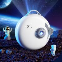 China 2022 Kids Favorite HD Galaxy Projection Lamp Romantic Starry Bedside Atmosphere Lamp Built-in 8 White Noise Songs for sale