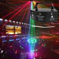 China 2022 New 9 Eyes  KTV Bars Stage Party Light Sound Activated Home Projection Cool Dazzling DMX DJ Disco Dance Laser Strob for sale