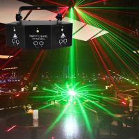 China 2022 New 9 Eyes  KTV Bars Stage Party Light Sound Activated Home Projection Cool Dazzling DMX DJ Disco Dance Laser Strob for sale