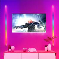 China TV Background Led Indoor Home Decor RGB App Remote Google Alexa  Control Combination Modern Smart Plug In Sconce Wall La for sale