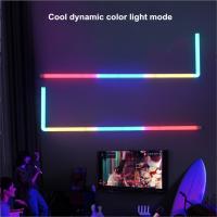 China TV Background Led Indoor Home Decor RGB App Remote Google Alexa  Control Combination Modern Smart Plug In Sconce Wall La for sale