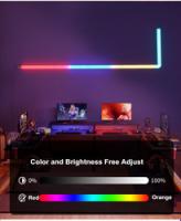 China TV Background Led Indoor Home Decor RGB App Remote Google Alexa  Control Combination Modern Smart Plug In Sconce Wall La for sale
