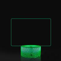 China Creative Gifts Girl Bedroom Sleeping Lamp Cute Soft Light Desk Lamp 3D Night Light Message Board for sale