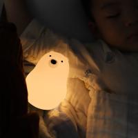 China Kawai Bear Kids Baby Nursery Bedroom Night Light lamp Gifts Silicone Bear Light Kids Night Light for sale