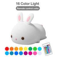 China LED Cute Cat Lamp Nursery Kids Bedroom Decor Gift Color Changing Silicone Touch Kitty Night Light for sale