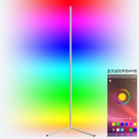 China Drop Shipping Modern Nordic Luxury Tripod Corner Metal Floor Lamp For Bedroom Living Room Hotel for sale