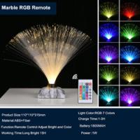 China Remote Control Colorful Christmas Xmas Party Decor Luminous Flower Lamp Gradients Led Optic Fiber Star Light for sale