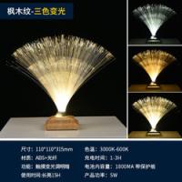 China Remote Control Colorful Christmas Xmas Party Decor Luminous Flower Lamp Gradients Led Optic Fiber Star Light for sale