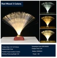 China Remote Control Colorful Christmas Xmas Party Decor Luminous Flower Lamp Gradients Led Optic Fiber Star Light for sale