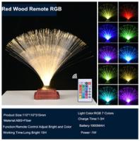 China Remote Control Colorful Christmas Xmas Party Decor Luminous Flower Lamp Gradients Led Optic Fiber Star Light for sale