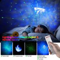 China 2022 New Star Projector Night Light 12 Constellations Projection Night Light   for Home  Holiday Decoration Gift for sale