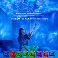 China Remote Control Ocean Wave Atmosphere Room Projector Light For Kids Adults Game Center Car for sale