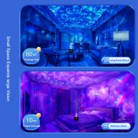China Remote Control Ocean Wave Atmosphere Room Projector Light For Kids Adults Game Center Car for sale