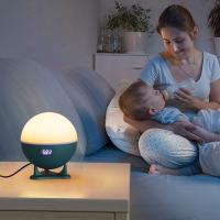 China Tuya Wifi Smart Night Light For Mom and Baby Bedside White Noise Music Aid Sleep Wake Up Light Alarm Clock for sale