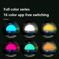 China Smart Tuya Wake Up Light Alarm Clock Touch Sense 16 Colors Multi Functional Night Light With Sleep Aid Music For Bedroom for sale