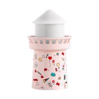 China 2022 Creative Gift 360 degree Rotating Watchtower Projection lamp 1500mAh Rechargeable sleeping Night Light Music Box Fo for sale