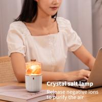 China Newest Nature Crystal Salt Rock Aromatherapy Lamp  7 Color Atmosphere Night Light For Bedroom Office Car Air Purify for sale