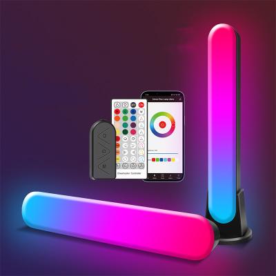 China Smart Home Light Computer Background RGB Symphony Desktop Atmosphere Gaming Pickup Light WIFI BT Music Sensor Light Bar for sale