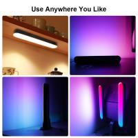 China Smart Home Light Computer Background RGB Symphony Desktop Atmosphere Gaming Pickup Light WIFI BT Music Sensor Light Bar for sale