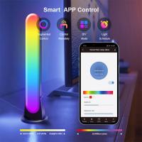 China Smart Home Light Computer Background RGB Symphony Desktop Atmosphere Gaming Pickup Light WIFI BT Music Sensor Light Bar for sale
