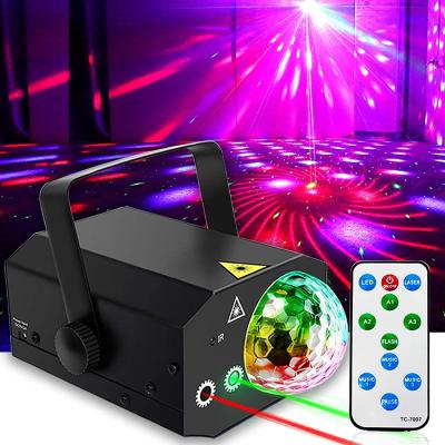 China Party Disco Ball Light DJ Disco Mini Stage Lights Sound Activated Remote Control for Party Club Bar KTV Holiday Dance Ho for sale
