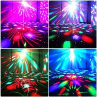 China Party Disco Ball Light DJ Disco Mini Stage Lights Sound Activated Remote Control for Party Club Bar KTV Holiday Dance Ho for sale