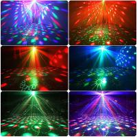 China Party Disco Ball Light DJ Disco Mini Stage Lights Sound Activated Remote Control for Party Club Bar KTV Holiday Dance Ho for sale
