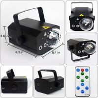 China Party Disco Ball Light DJ Disco Mini Stage Lights Sound Activated Remote Control for Party Club Bar KTV Holiday Dance Ho for sale