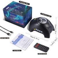 China Aurora Projector Star Night Lights Northern lights Galaxy Projector for Bedroom Kids Gift with Wireless Speaker & White for sale