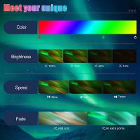 China Aurora Projector Star Night Lights Northern lights Galaxy Projector for Bedroom Kids Gift with Wireless Speaker & White for sale