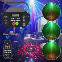 China New Mini 3 in 1 Laser Light Sound Activated USB LED Stage Lights Adjustable Speed Party Atmosphere Lamp with Remote Cont for sale