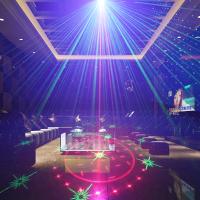 China New Mini 3 in 1 Laser Light Sound Activated USB LED Stage Lights Adjustable Speed Party Atmosphere Lamp with Remote Cont for sale