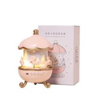 China 2022 Christmas Gift Dream Rolling Huts Projector Lamp With Wireless Speaker 360 Degree Rotation 12 Projection Films Cust for sale