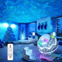 China Star Projector Dinosaur Egg Galaxy Projector for Bedroom Remote Control White Noise Speaker 14 Colors LED Night Light Fo for sale