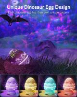 China Star Projector Dinosaur Egg Galaxy Projector for Bedroom Remote Control White Noise Speaker 14 Colors LED Night Light Fo for sale