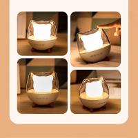China Creative Cute Cat Sleeping Night Light Wireless Speaker Colorful Atmosphere Light Home Decoration Music Night light For for sale