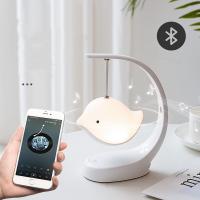 China Creative 2 in 1 Cute Hanging Bird Night light Wireless Speaker Colorful Atmosphere Light Sleeping Night Light  Home Deco for sale