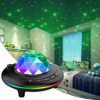 China New UFO Ocean Wave Star Projector Light Laser All Star Projection Night Light Lamp With Speaker For Bedroom Party Game R for sale