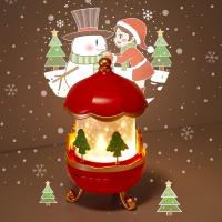 China Christmas Gift Dream Star Projector Night Light Creative Rotary House Music Box Projector Lamp With Wireless Speaker for sale