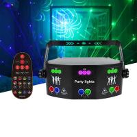 China 15 Eyes RGB Party Lights Stage Light by DMX512 Control Sound Activated LED Pattern Strobe Lights for Parties Club Bar Di for sale