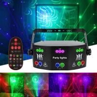 China 15 Eyes RGB Party Lights Stage Light by DMX512 Control Sound Activated LED Pattern Strobe Lights for Parties Club Bar Di for sale
