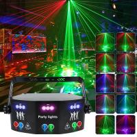 China 15 Eyes RGB Party Lights Stage Light by DMX512 Control Sound Activated LED Pattern Strobe Lights for Parties Club Bar Di for sale